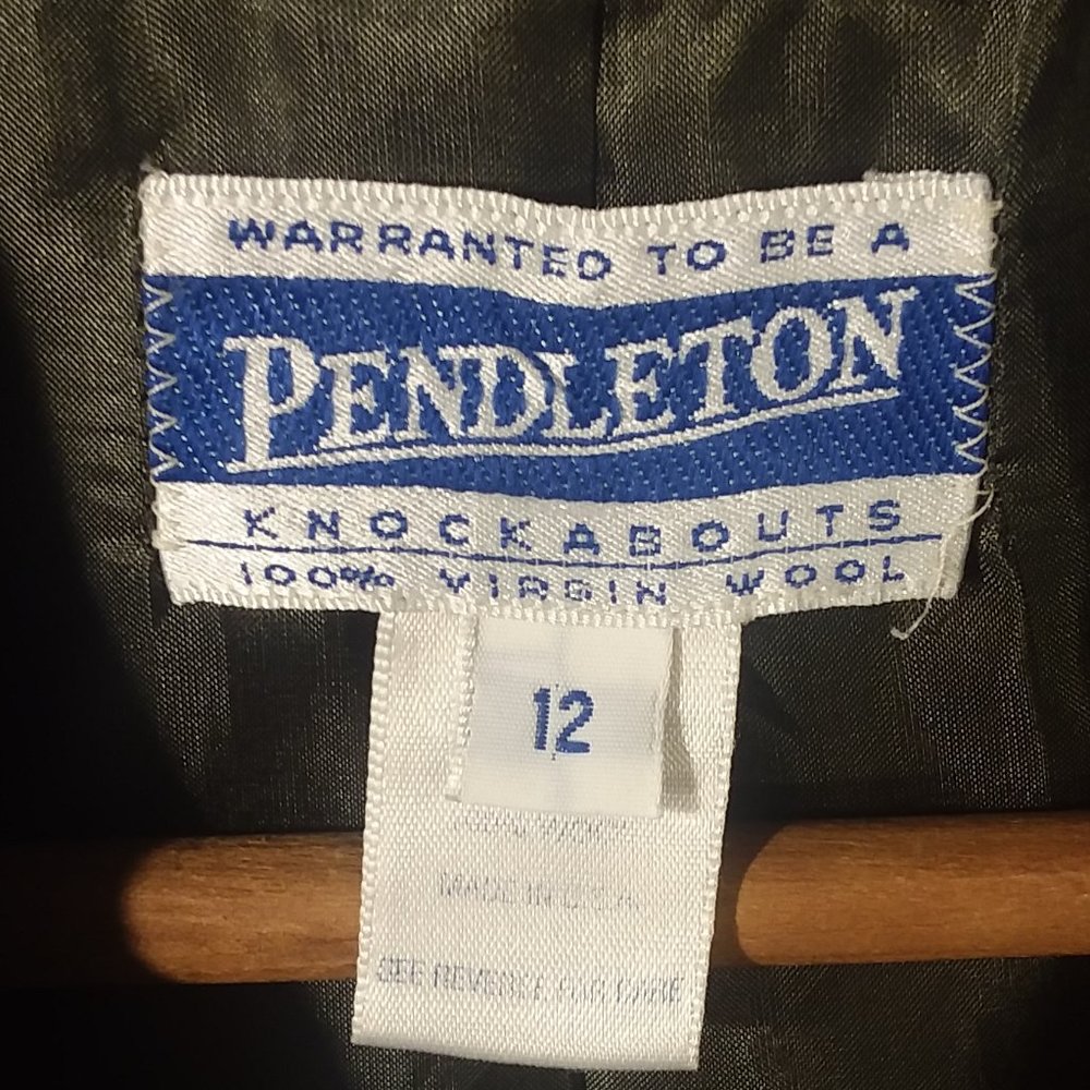 Pendleton Vintage Virgin Wool Blazer - Gem